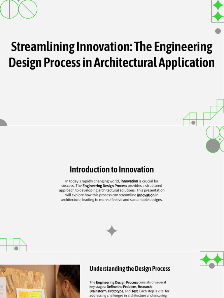 Illustrate The Engineering Design Process For The An Application. | PDF