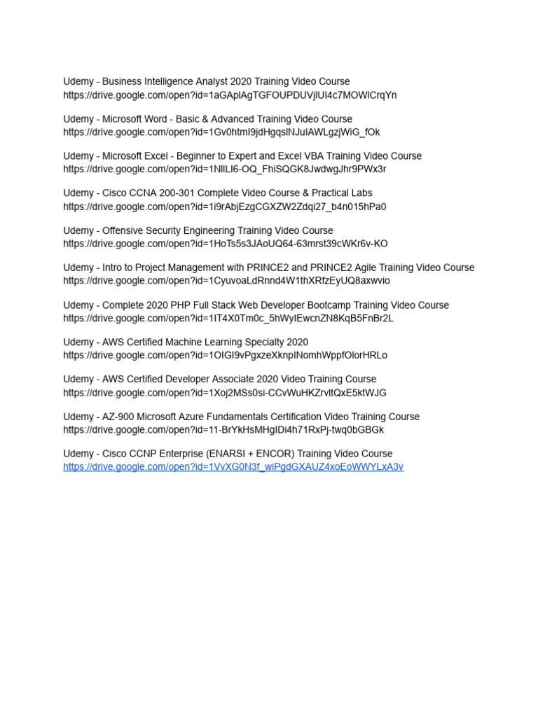 Udemy Courses Bundle 3 | PDF