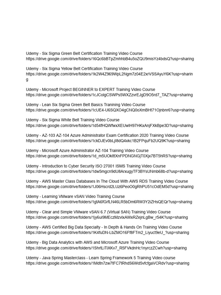 Udemy Courses Bundle 2 | PDF