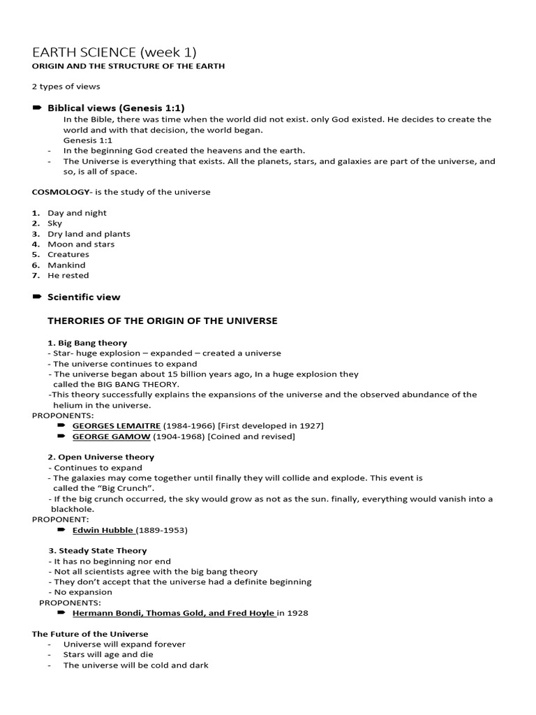 Earth Science 1ST Sem | PDF | Rock (Geology) | Planets