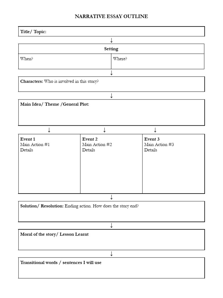 Narrative Story Outline | PDF