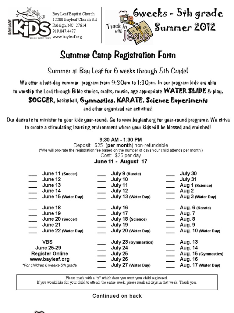 Summer Camp for Kids at Bay Leaf | PDF | Communication