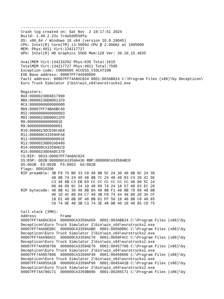game.crash | PDF | Computer Engineering | System Software