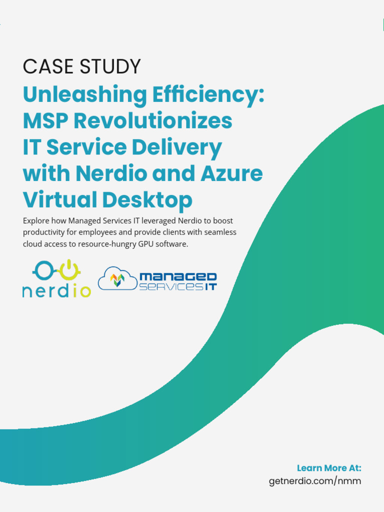 MSP Transforms IT with Nerdio & Azure | PDF | Cloud Computing | Microsoft Azure