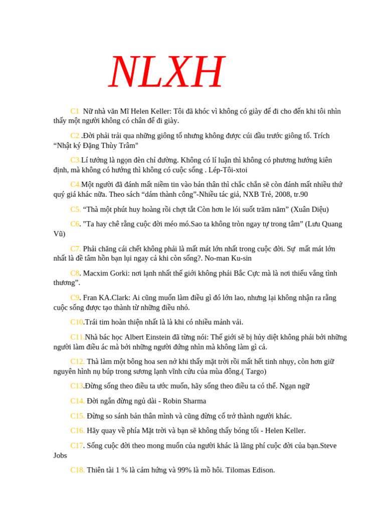NLXH | PDF