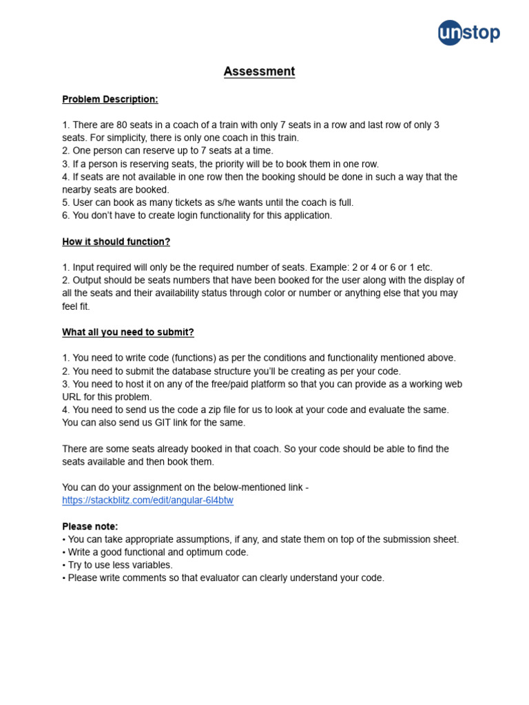 660404ec1b129 659240b2d10d2 Unstop Full Stack Developer Assessment ...