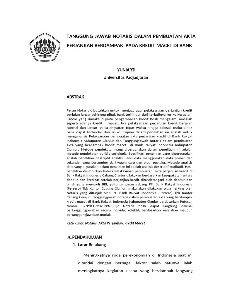 Jurnal Tanggung JWB Notaris | PDF