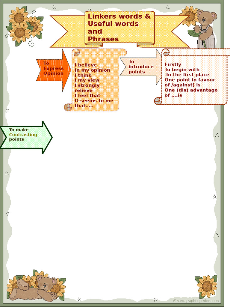 Linking Words Exercises | PDF