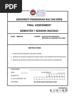 Final Exam Cover Page Template | PDF