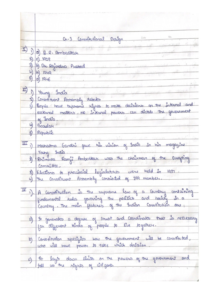 Constitution Design Assignment | PDF