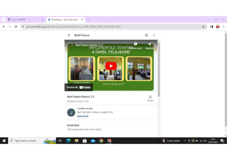 Bukti ScrenShot Di PMM | PDF