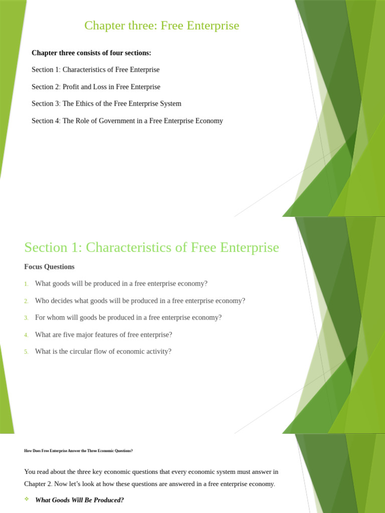 Free Enterprise Essentials | PDF | Externality | Free Market