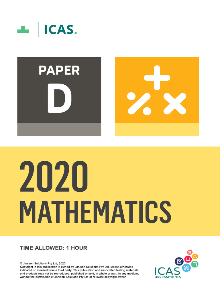 Maths 2020 | PDF