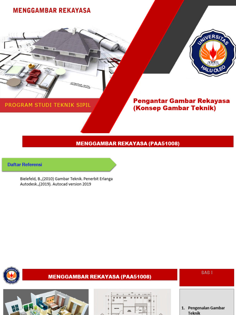 Gambar Teknik 1 Uho | PDF