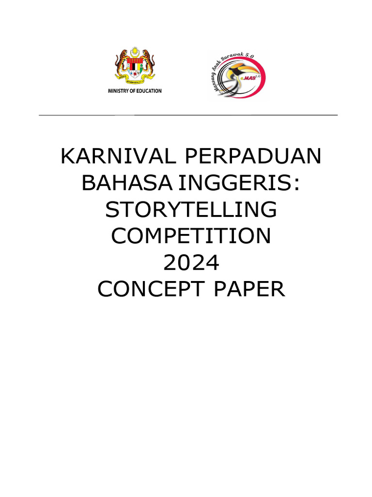 Storytelling Competition Concept Paper 2024 | PDF | Storytelling ...