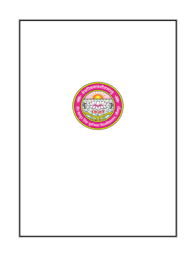 MA History Syllabus 2022 VBS Purvanchal | PDF