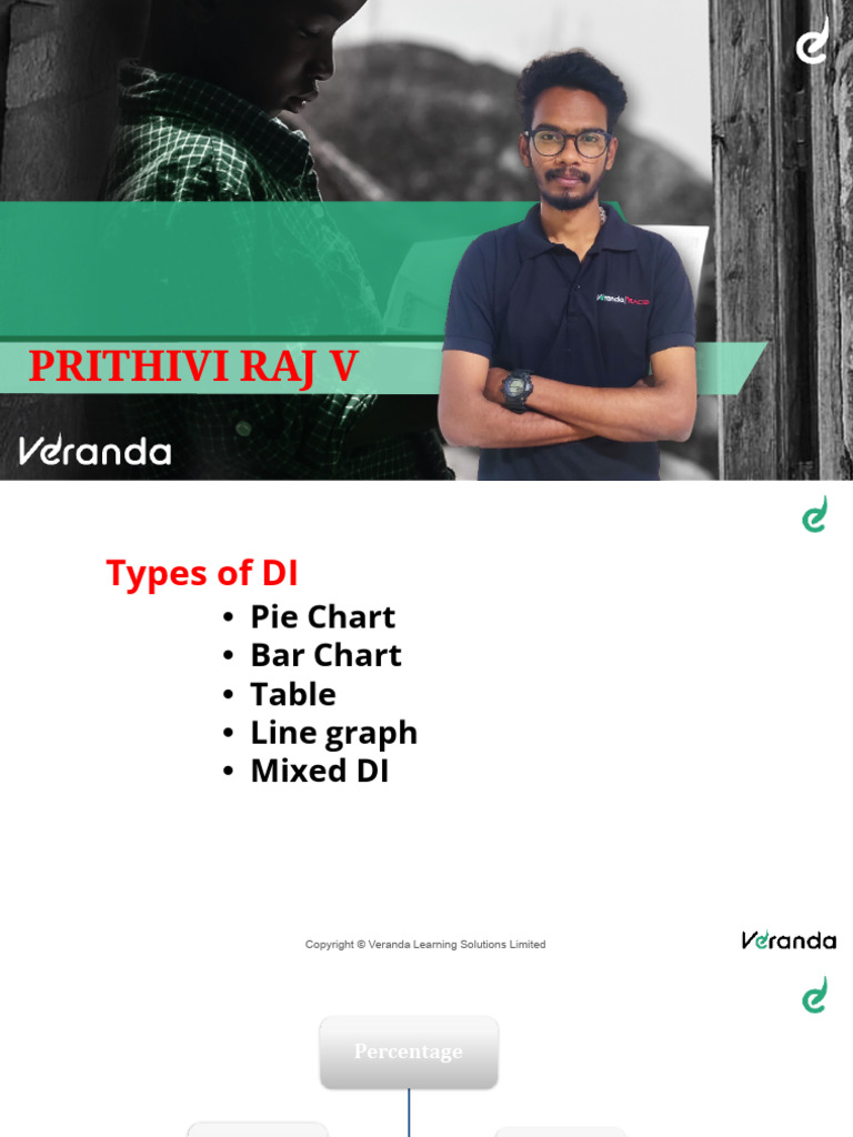 Pie and Bar Chart DI Prithivi Raj V | PDF | Pie Chart | Chart