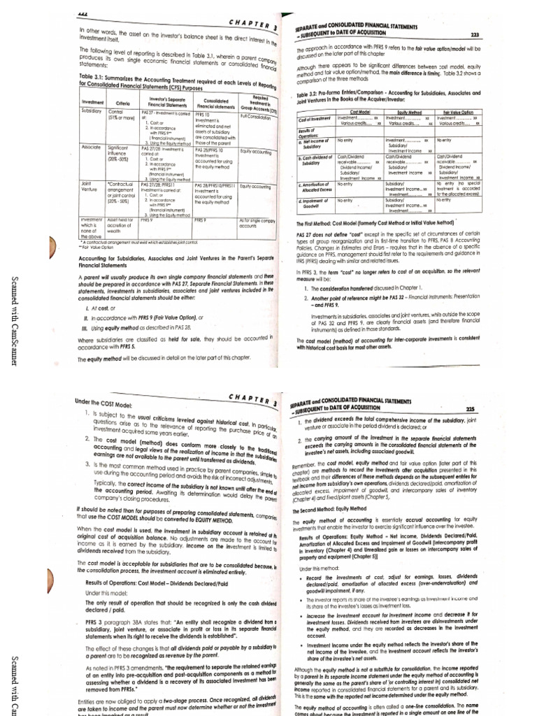 Advance Financial Accounting Reporting | PDF