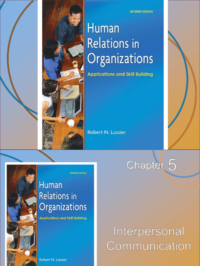 MGTA160 - Chap005 - Without Cancelled Slides | PDF | Communication | Nonverbal Communication