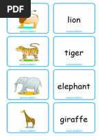 Animals Chart | PDF