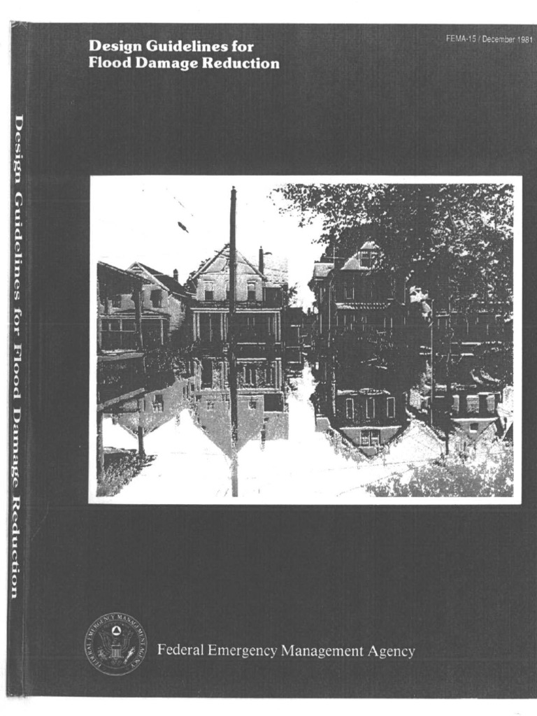 Design Guidelines For Flood Damage Reduction | PDF | Flood | Surface Runoff