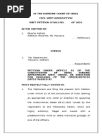 Execution Petition Draft | PDF | Lawsuit | Civil Law (Common Law)