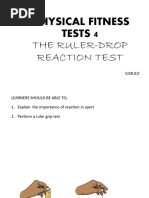 Ruler Drop Test | PDF | Validity (Statistics)