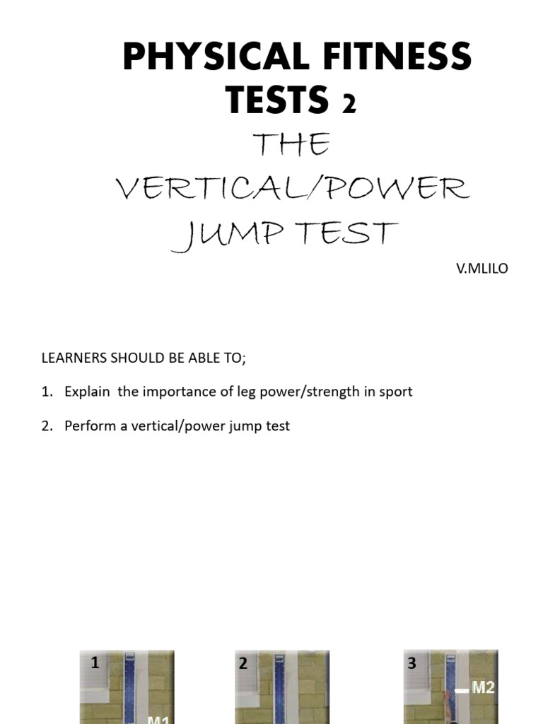 Vertical Power Jump Test Guide | PDF