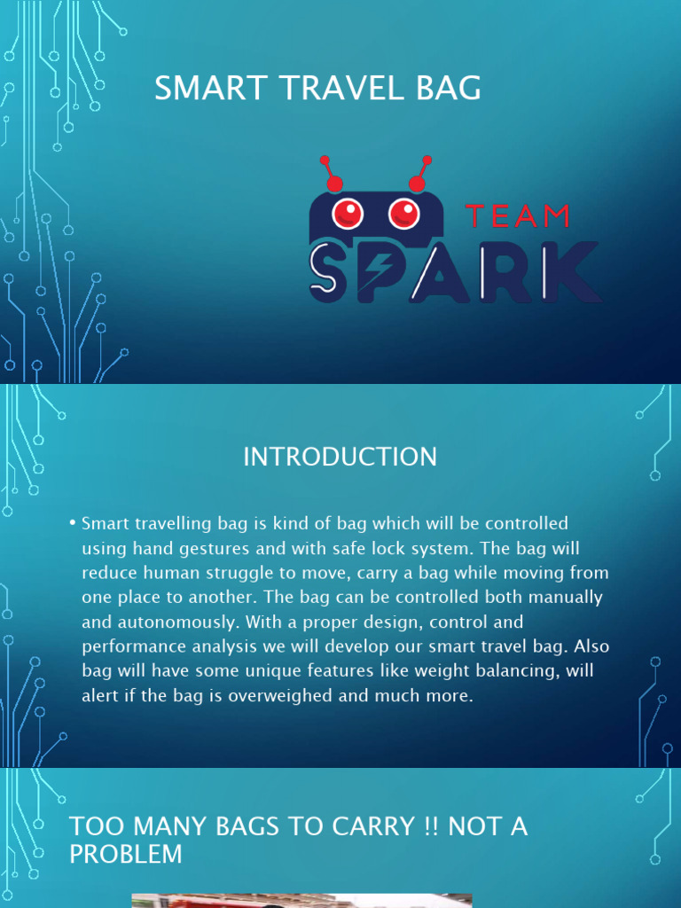 Smart Travel Bag: Innovations in Mobility | PDF