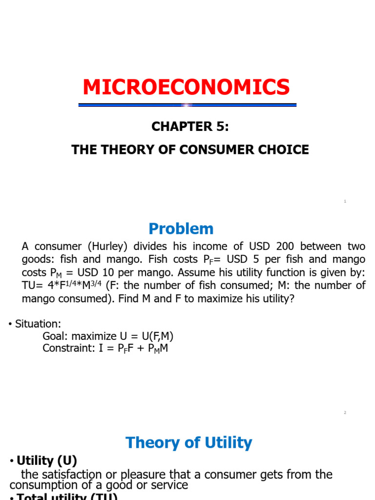 KTVM - Slide C5 - 24 - 25 EN | PDF | Utility | Microeconomics