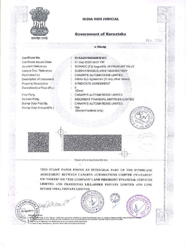 Syndicate Agreement | PDF | Stocks | Statutory Interpretation
