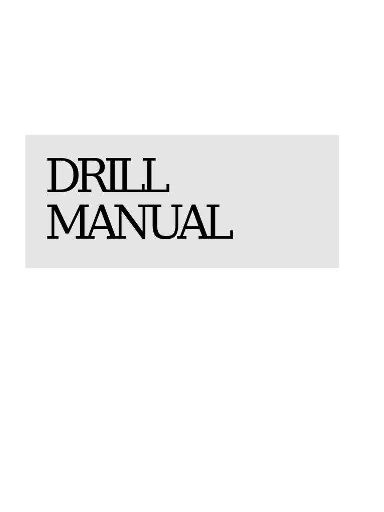 Essential Military Drill Commands Guide | PDF | Military Rank | Military