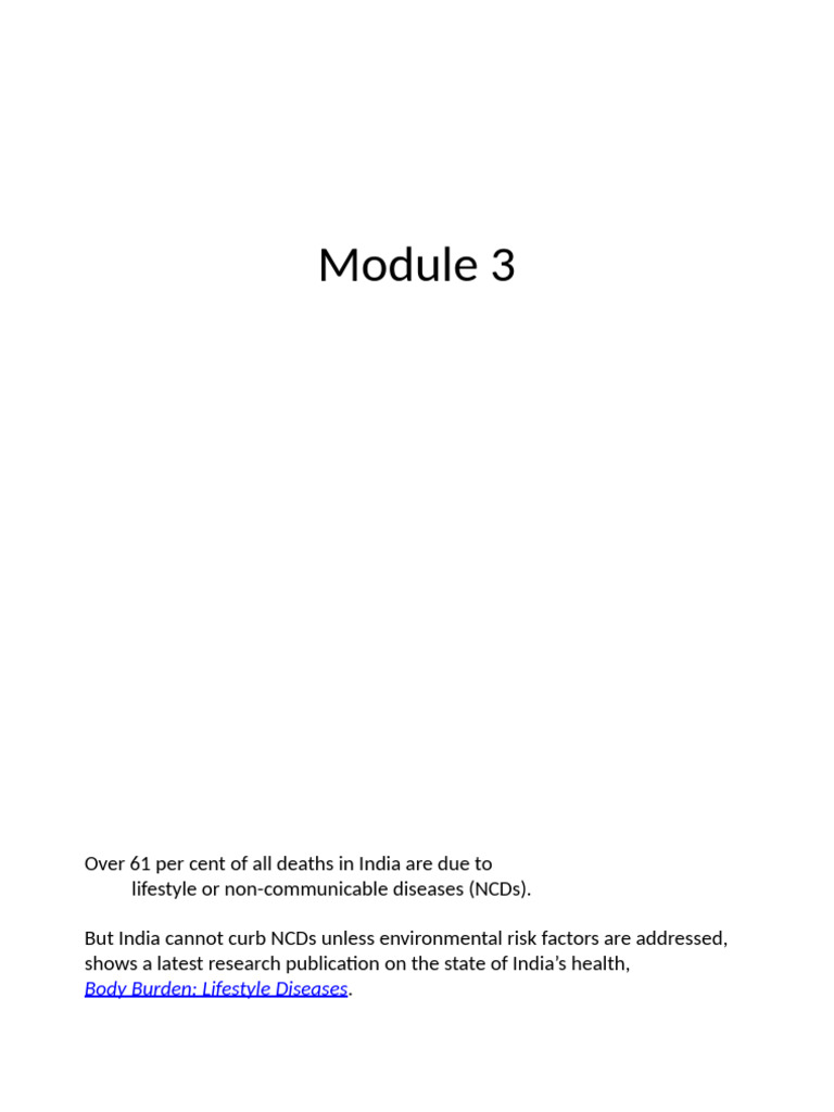 Health Psy Module 3 | PDF | Cardiovascular Diseases | Obesity
