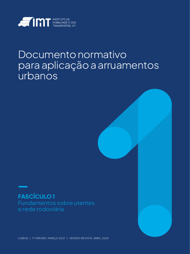 IMTT DocNormArrUrb 1 | PDF | Tráfego | Rodovia de acesso controlado