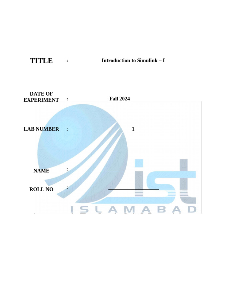 Lab1_Intro to Simulink_200917 | PDF | Amplitude | Sine Wave Lab1_Intro to Simulink_200917 | PDF | Amplitude | Sine Wave