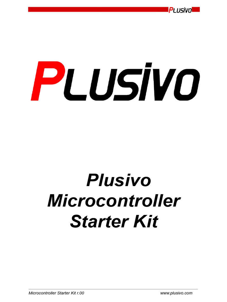 Plusivo Microcontroller Starter Kit User Guide.r00 | PDF | Arduino ...