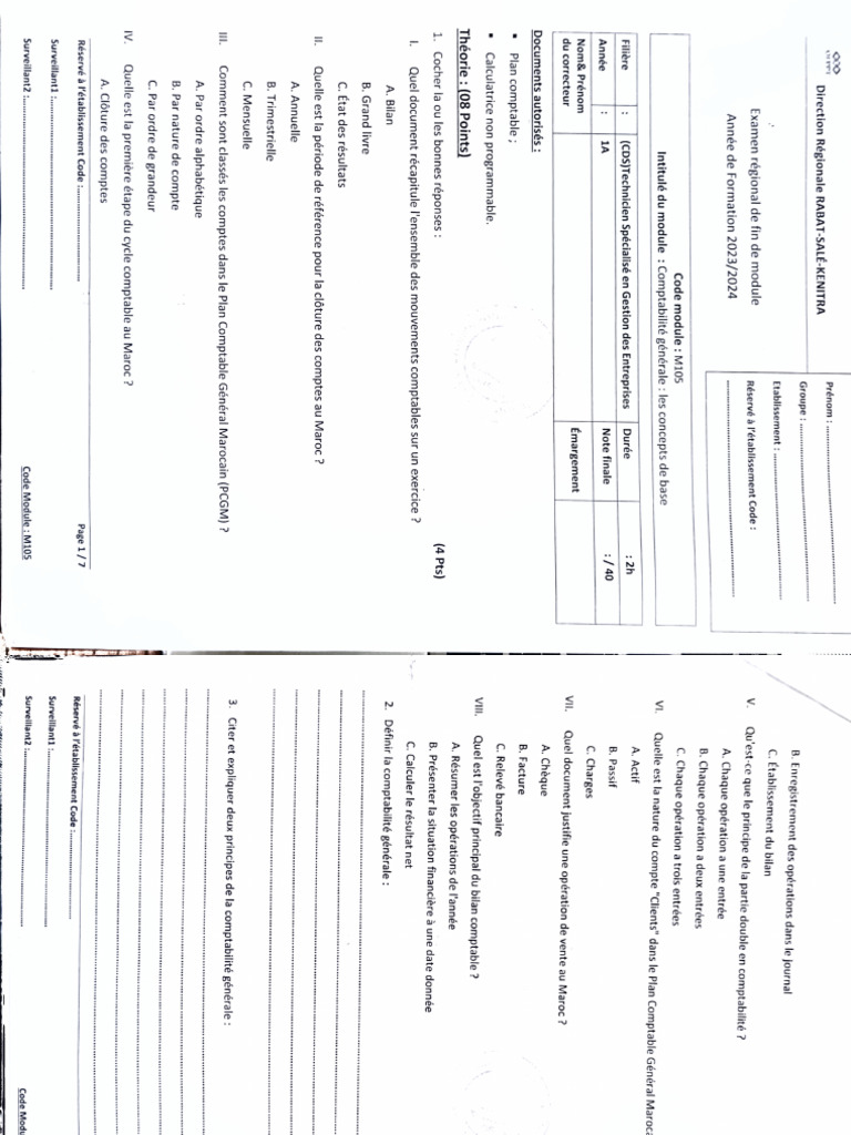Efmr Concepts de Base Sisdos | PDF