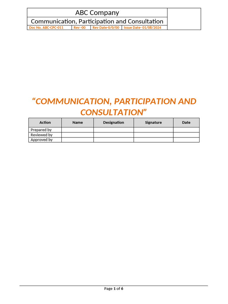 OHS Communication and Participation Guide | PDF | Focus Group ...