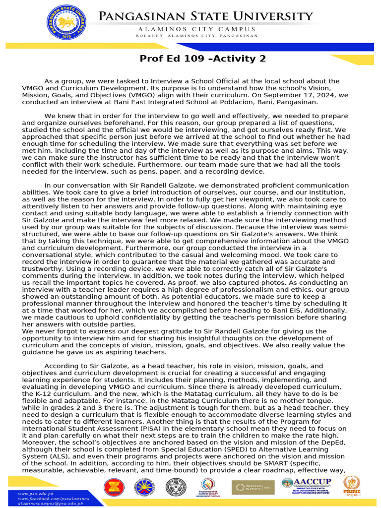 Activity-2-PROFED-109 | PDF | Curriculum | Learning