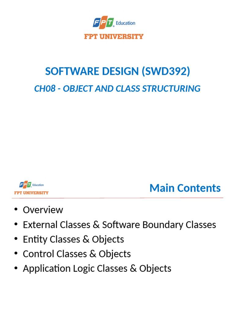 Ch08 Object And Class Structuring Pdf Class Computer Programming 4487