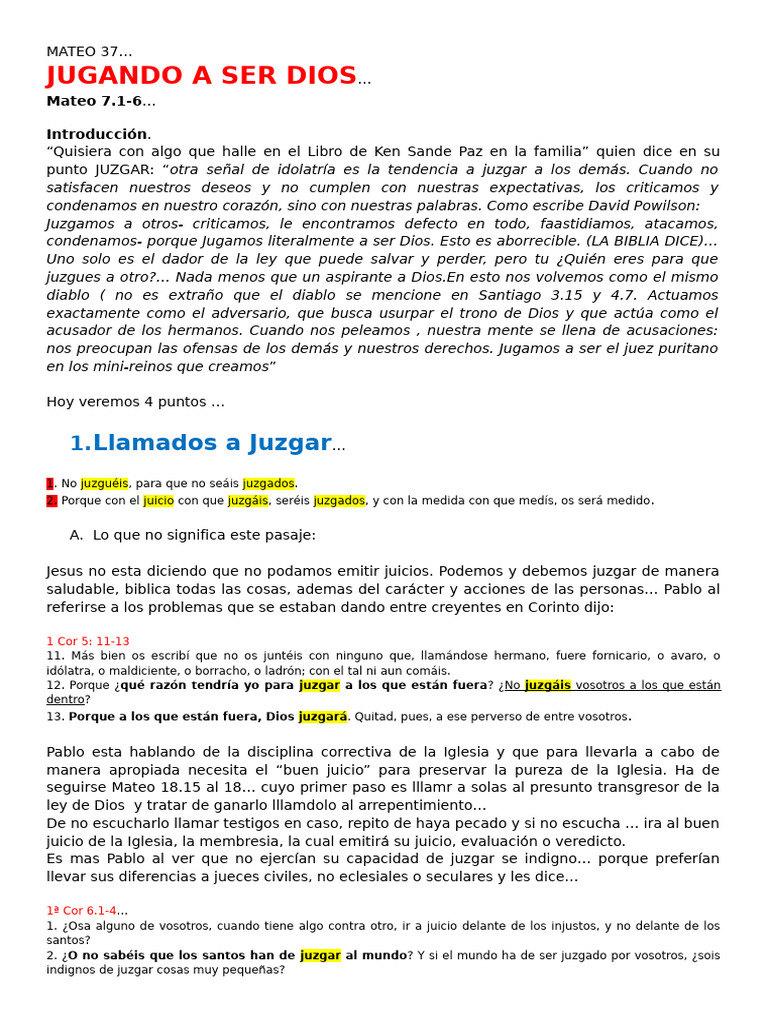 Mateo 37 | PDF | Jesús | Pecado