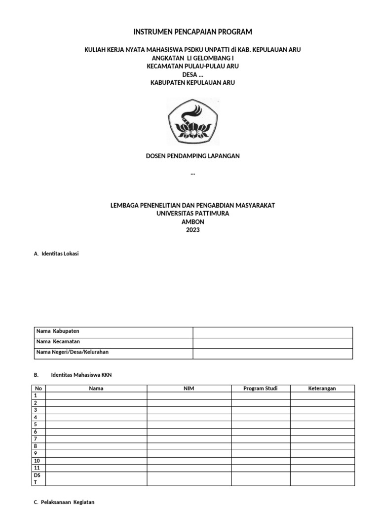 Kkn. Lap - Supervisi | PDF