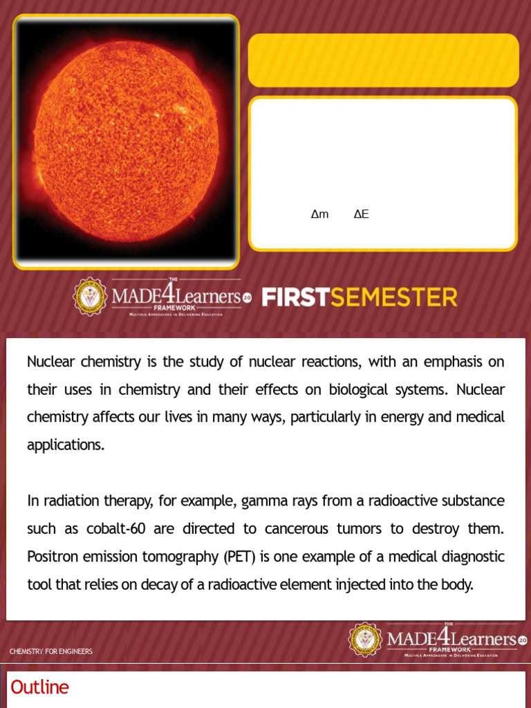 CHEM131Lesson7 NuclearChemistry | PDF | Nuclear Physics | Radioactive Decay
