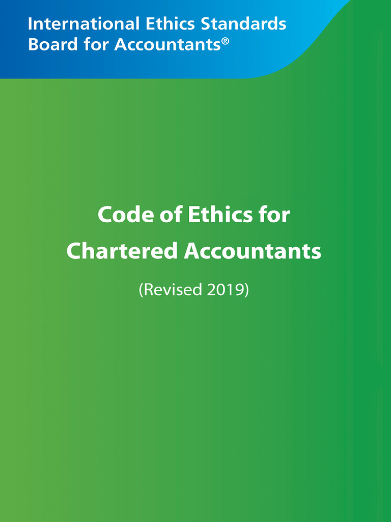 Chartered Accountants Code of Ethics | PDF | Confidentiality | Accountant