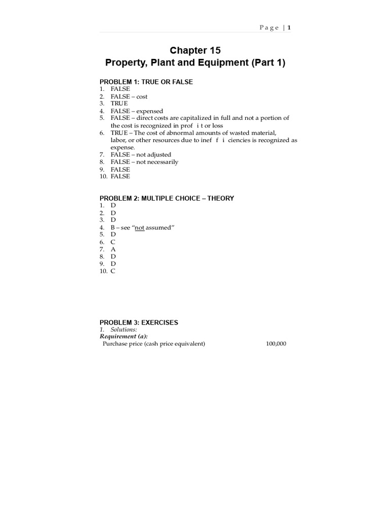 Chapter 15- PPE part 1 | PDF