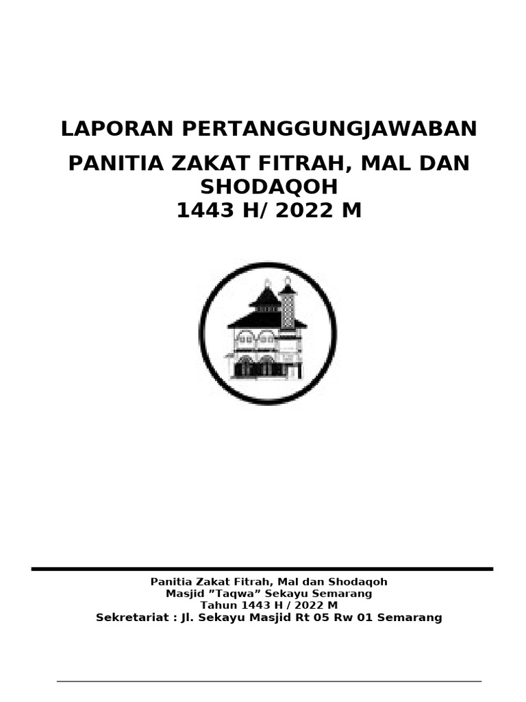 LPJ ZAKAT 2022 Baru FIX | PDF