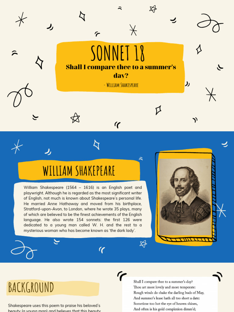 Toddle - Sonnet18Analysis - Shakespeare | PDF | Poetry | Shakespeare's ...