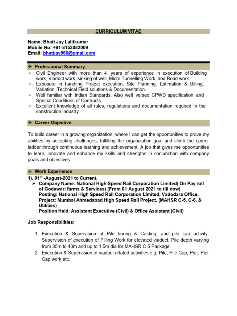 Jay Bhatt CV Updated | PDF | Business | Computers
