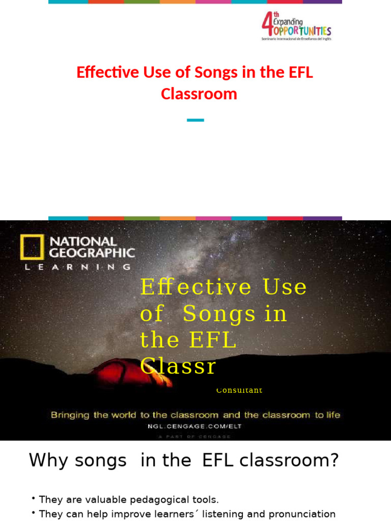Using Songs in EFL Teaching | PDF | Learning | Vocabulary