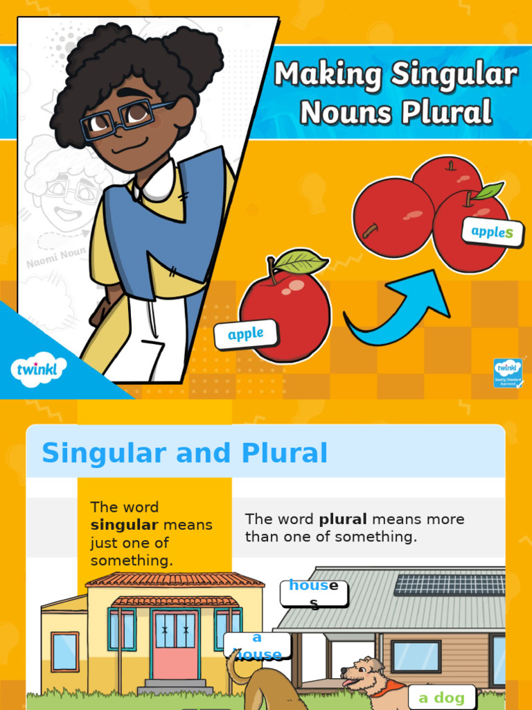 t2 e 1512 Making Singular Nouns Plural Powerpoint Ver Корр | PDF ...